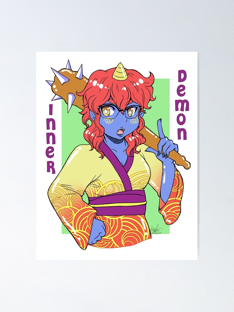 "Inner Demon" Poster by Frostyshark | Redbubble