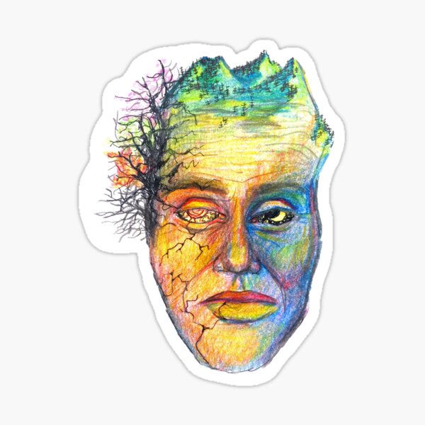 "Self Portrait" Sticker for Sale by Gloryyount | Redbubble