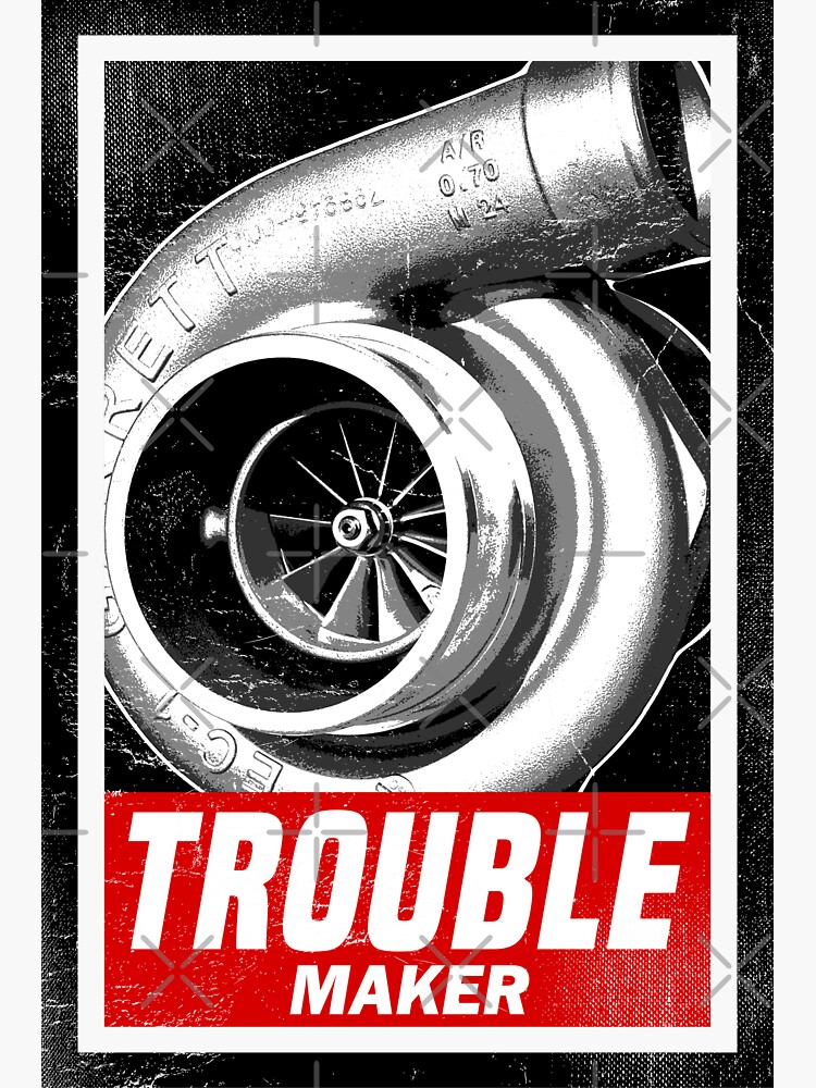 "BOOST TROUBLE MAKER, BY SUBGIRL" Sticker for Sale by SUBGIRL | Redbubble