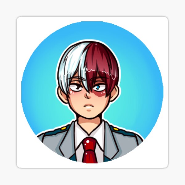 "Todoroki sticker" Sticker by ukkii | Redbubble
