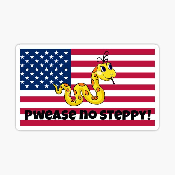 No Steppy Stickers | Redbubble