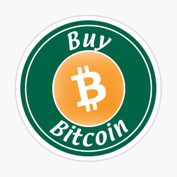 "Buy Bitcoin sticker" Sticker for Sale by legor2d2 | Redbubble
