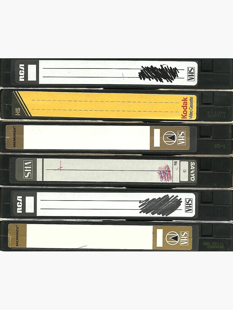 "VHS Stack" Poster for Sale by exosilver | Redbubble