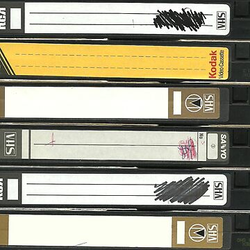 "VHS Stack" Poster for Sale by exosilver | Redbubble