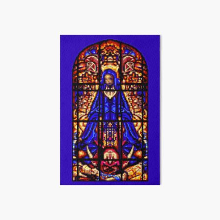 "Blessed Virgin Mary pixelart" Art Board Print by Tark-Abelard | Redbubble