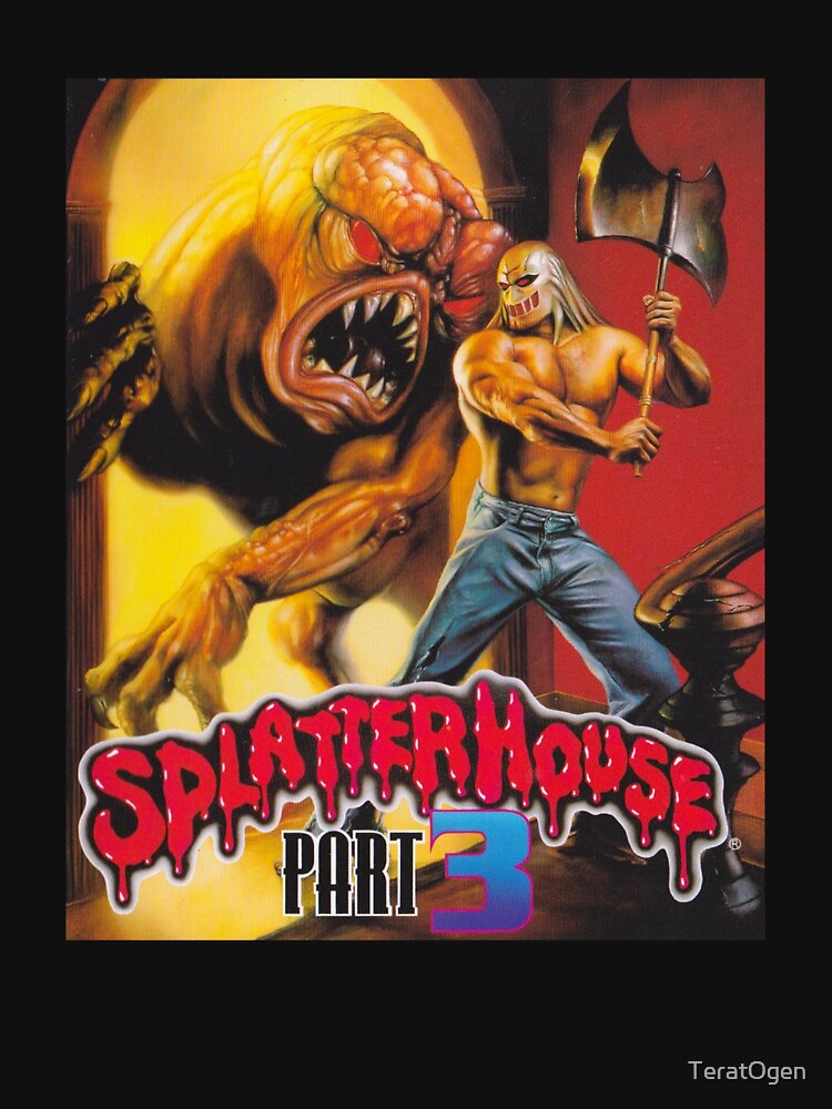 "Splatterhouse 3" T-shirt for Sale by TeratOgen | Redbubble ...