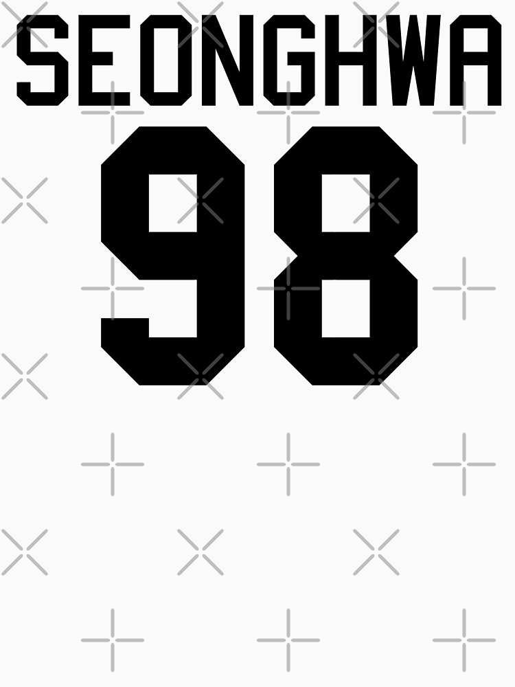 "Seonghwa Jersey" T-shirt for Sale by CammiRay | Redbubble | ateez t ...
