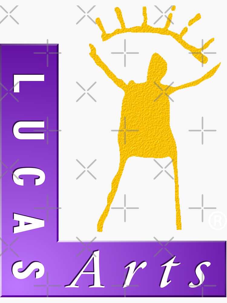 "LucasArts logo" Sticker for Sale by FbsArts | Redbubble