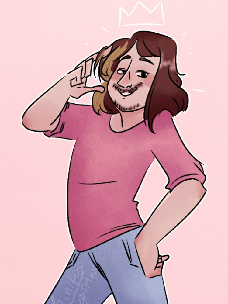 "Arin Handsome Hanson" Sticker for Sale by SayoriMax | Redbubble