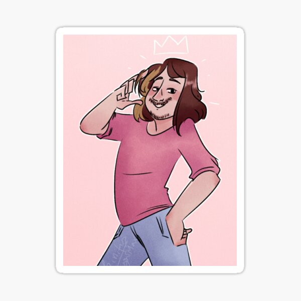 "Arin Handsome Hanson" Sticker for Sale by SayoriMax | Redbubble