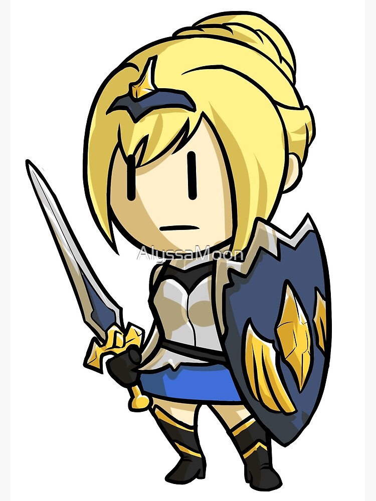 "FFBE Holy Shield Knight Charlotte Chibi Brave Exvius" Poster for Sale ...