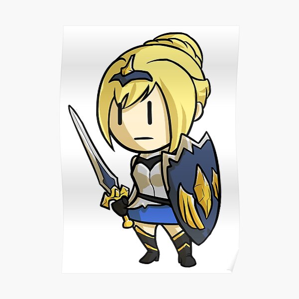 "FFBE Holy Shield Knight Charlotte Chibi Brave Exvius" Poster for Sale ...