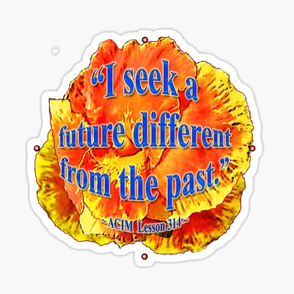 "ACIM-Lesson 314" Sticker for Sale by ACIM-LOVE | Redbubble