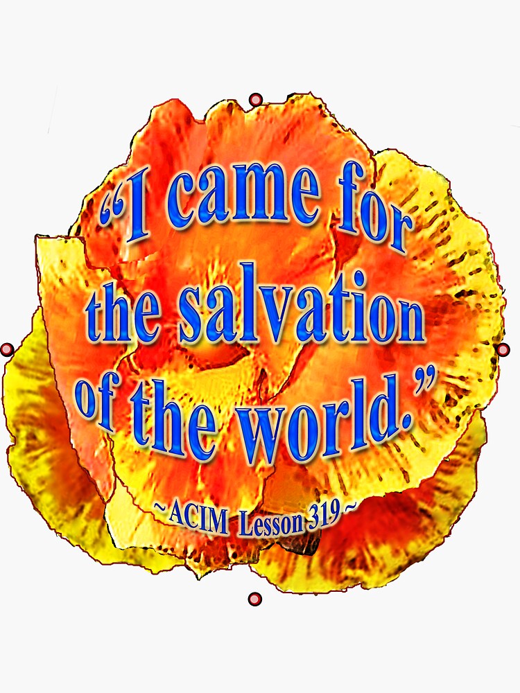 "ACIM-Lesson 319" Sticker for Sale by ACIM-LOVE | Redbubble