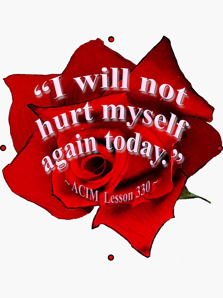 "ACIM-Lesson 330" Sticker by ACIM-LOVE | Redbubble