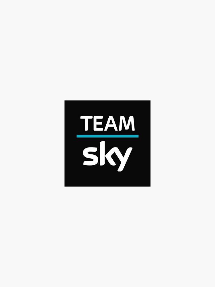 "Team Sky Pro Cycling" Sticker for Sale by sbrouleau | Redbubble