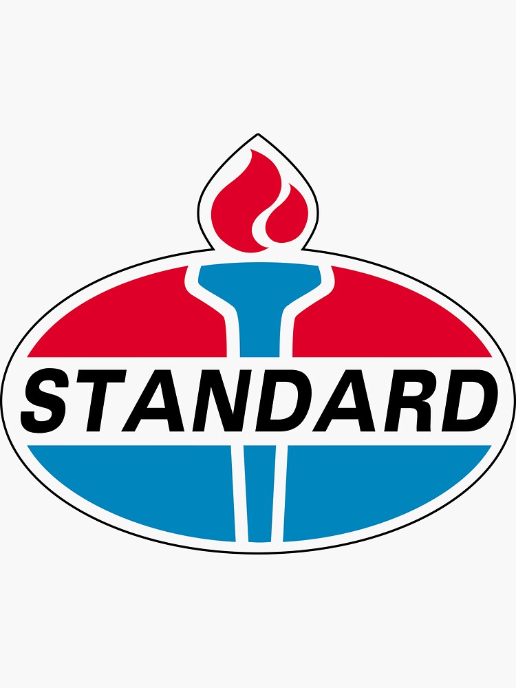 "Standard Oil Logo" Sticker for Sale by piledoel | Redbubble