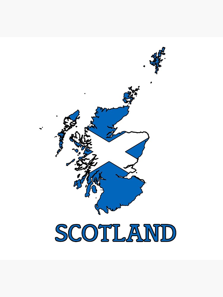 "scotland-flag-logo" Poster for Sale by Iskanderox | Redbubble