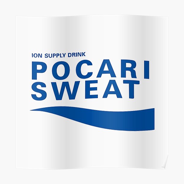 "Pocari Sweat" Poster for Sale by mandasilva | Redbubble