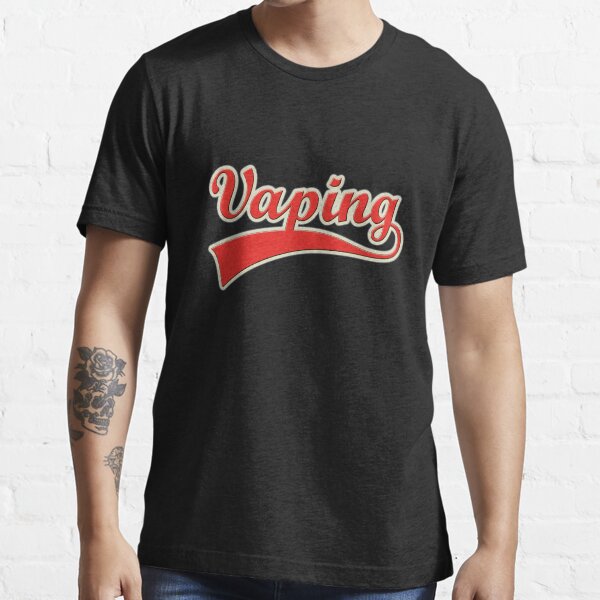 "Vape Design Swoosh Vaping Red" T-shirt for Sale by 2vape | Redbubble ...