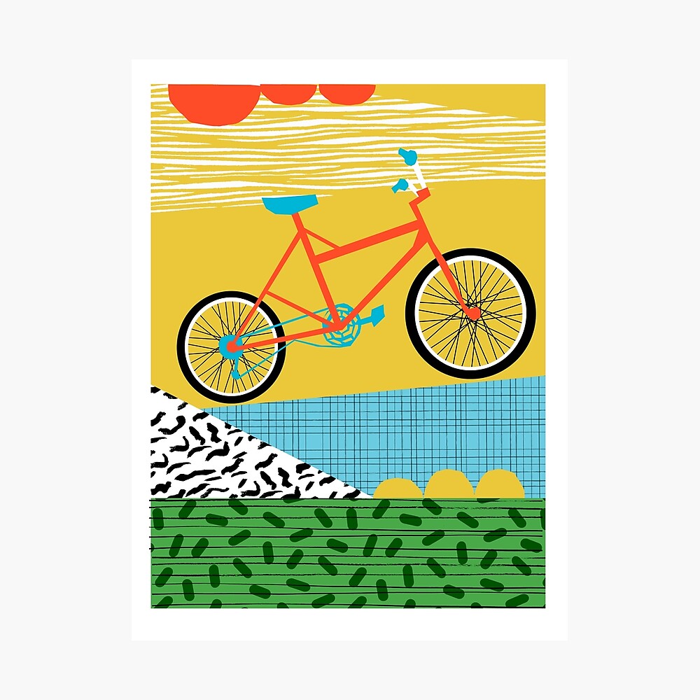 Mixed bike posters Bicycle art retro bicycle print Bicycle home decor ...