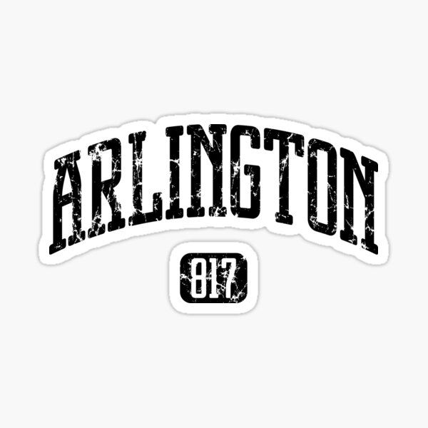 "Arlington 817" Sticker for Sale by smashtransit | Redbubble