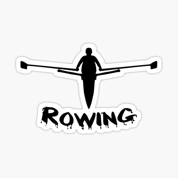 "Rowing" Sticker for Sale by claudiasartwork | Redbubble