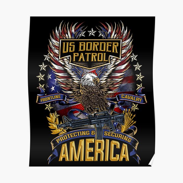 "US Border Patrol Geschenke US Border Patrol Border Wall Patriotischen ...
