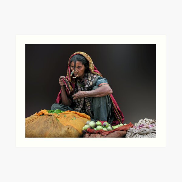 "JAT LADY - KUTCH" Art Print for Sale by farflung | Redbubble