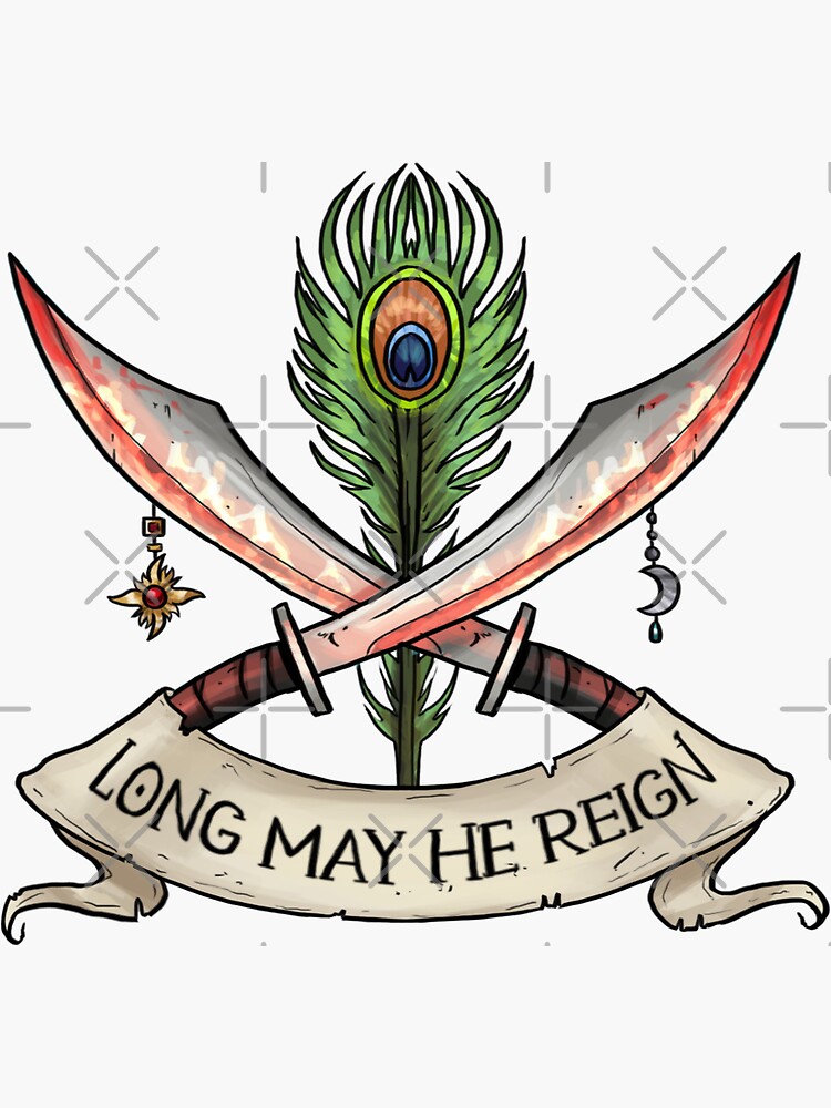 "Blood Hunter - Reign" Sticker for Sale by sheppard56 | Redbubble