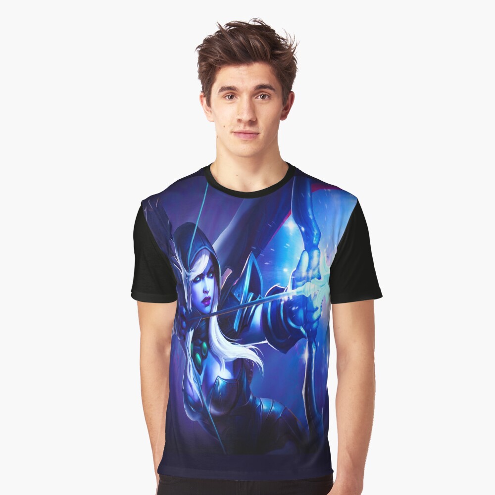 "Traxex the Drow Ranger 2" T-shirt for Sale by Kuvzmin | Redbubble ...