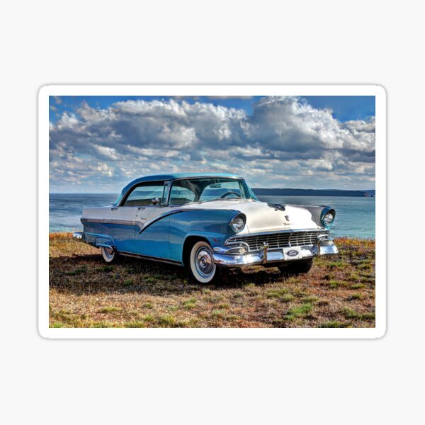 "Ford 1956 Victoria" Sticker for Sale by johnny55 | Redbubble