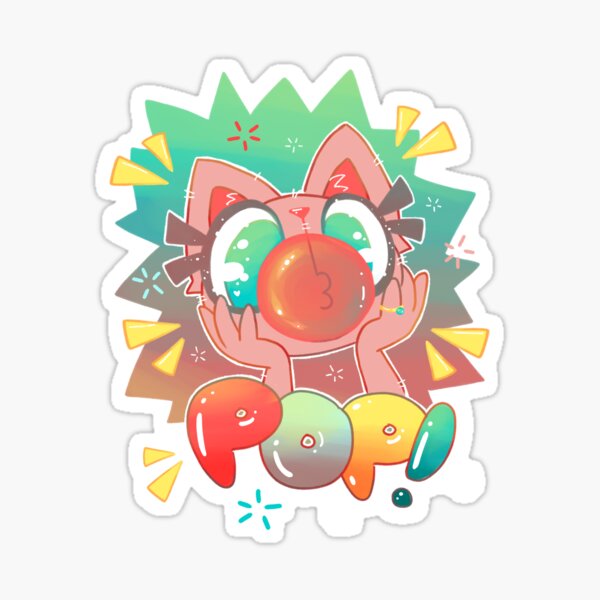 "POP!" Sticker by beebabear | Redbubble