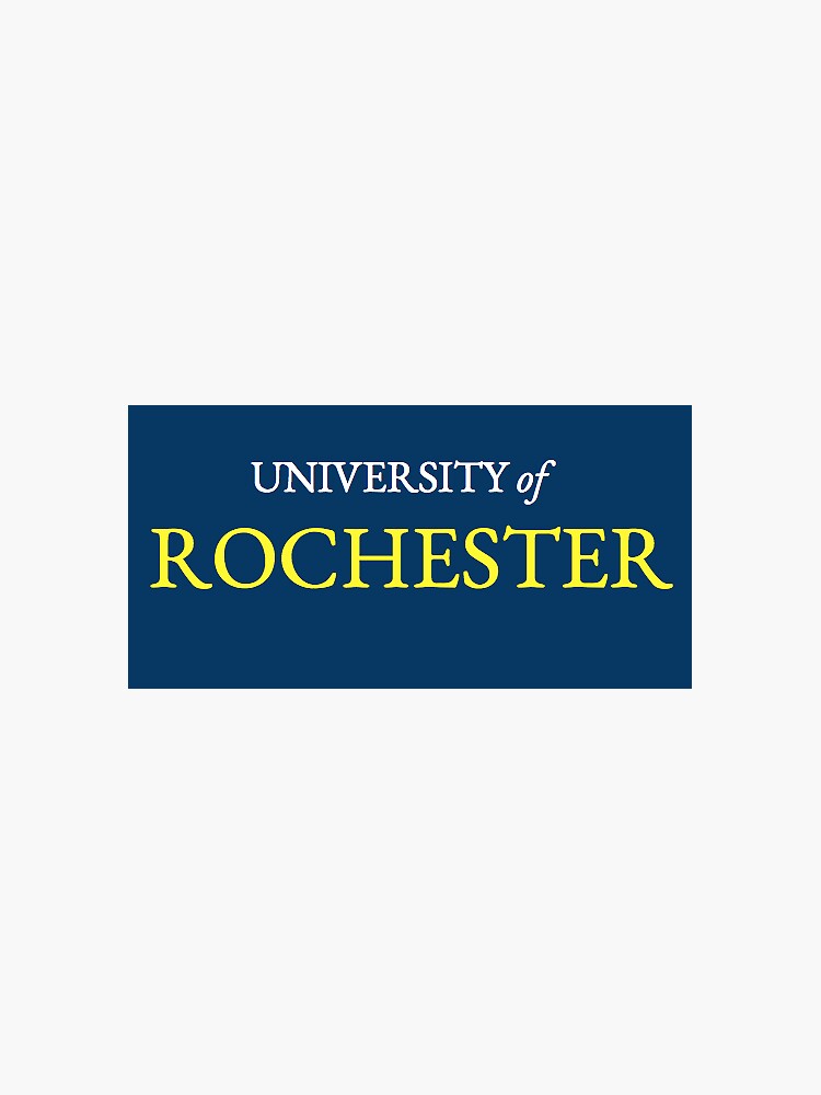 "University of Rochester Logo" Sticker for Sale by redcake | Redbubble