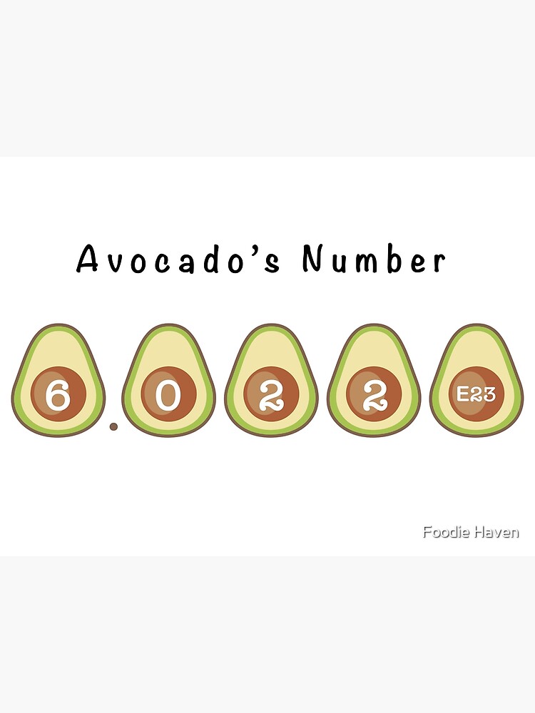 "Avocado's Number - Funny " Poster by FoodieHaven | Redbubble