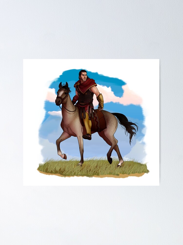 Assassins Creed Odyssey Alexios On Mount Poster For Sale By