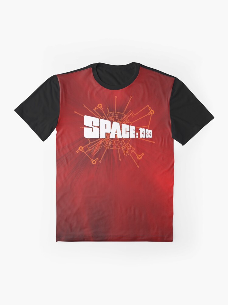 "SPACE: 1999 LOGO+ ALPHA DIAGRAM ON RED BKGND" Graphic T-Shirt for Sale ...