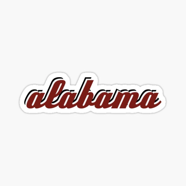 "Retro Alabama" Sticker by statemintstick | Redbubble