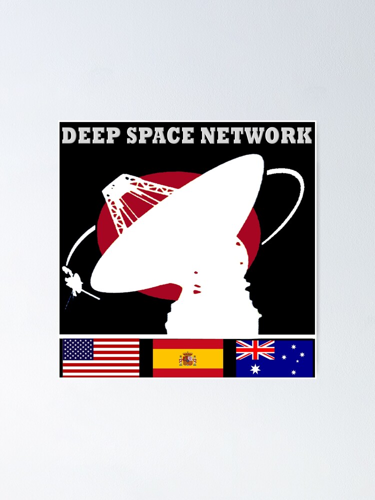 "Deep Space Network Logo" Poster for Sale by Spacestuffplus | Redbubble
