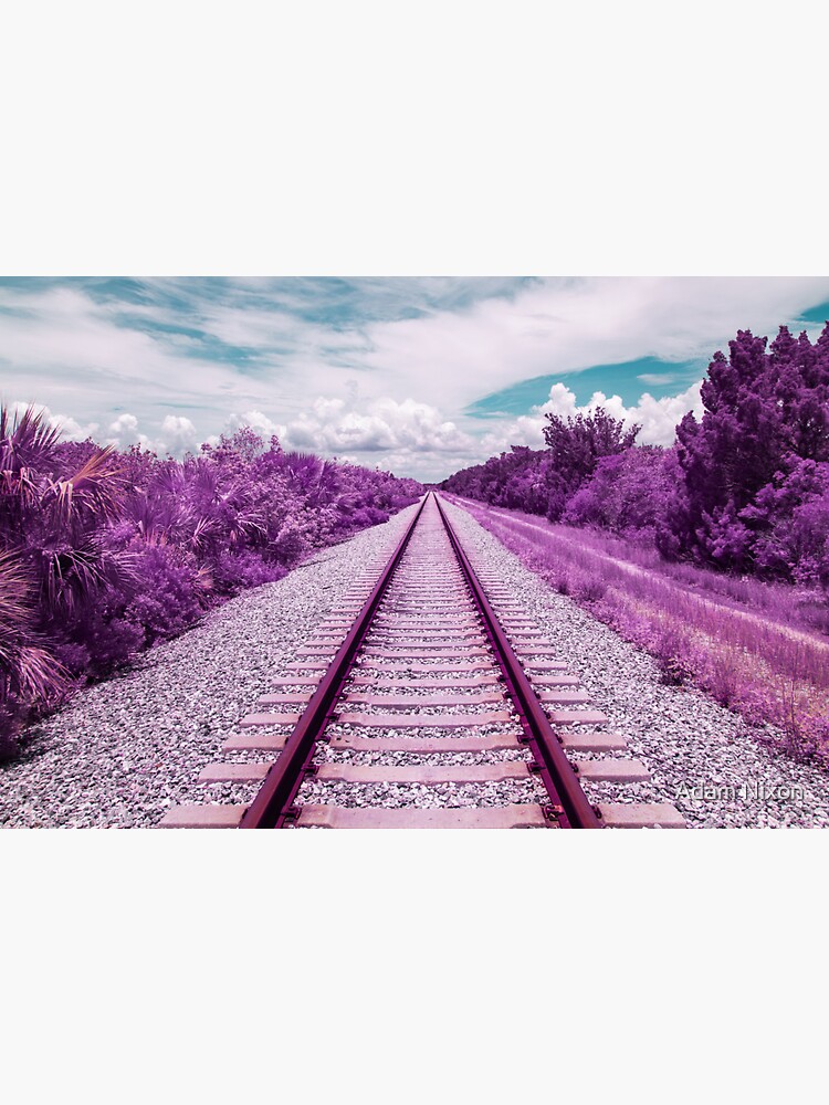 "Train Tracks" Sticker for Sale by adamnixon | Redbubble
