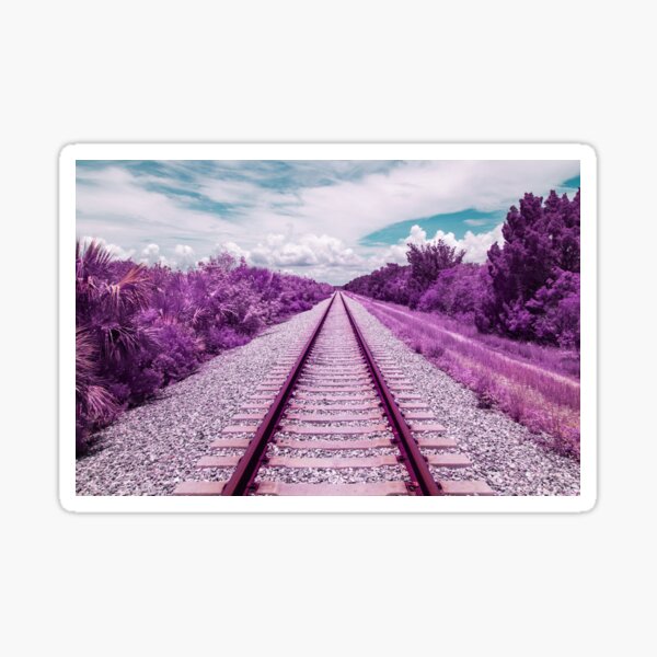 "Train Tracks" Sticker for Sale by adamnixon | Redbubble