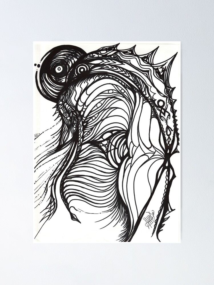 "Creature Feature" Poster for Sale by LadyNoctris | Redbubble