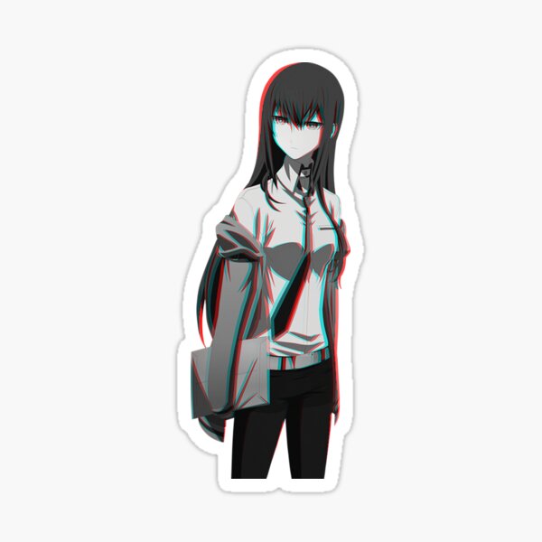 "Kurisu" Sticker for Sale by Immortal4lyf | Redbubble