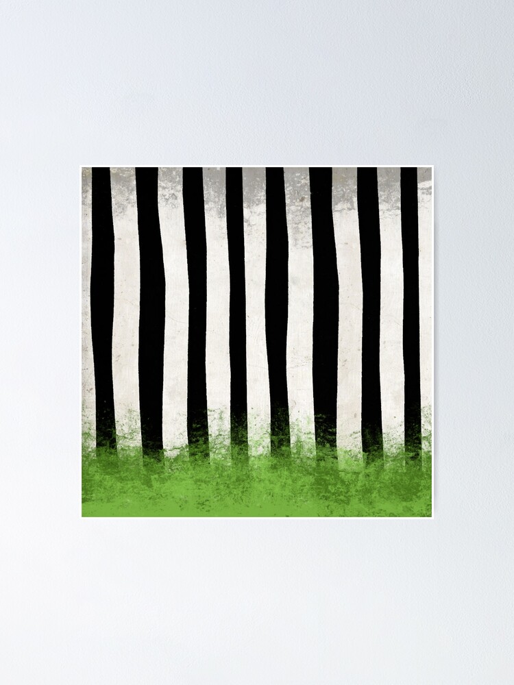 "Beetlejuice Stripes" Poster for Sale by ninthstreet | Redbubble
