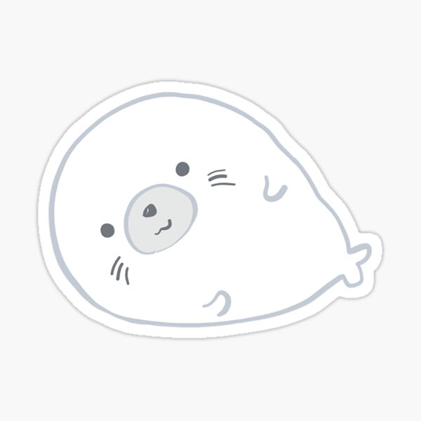 "Cute Baby Seal " Sticker for Sale by lintida | Redbubble