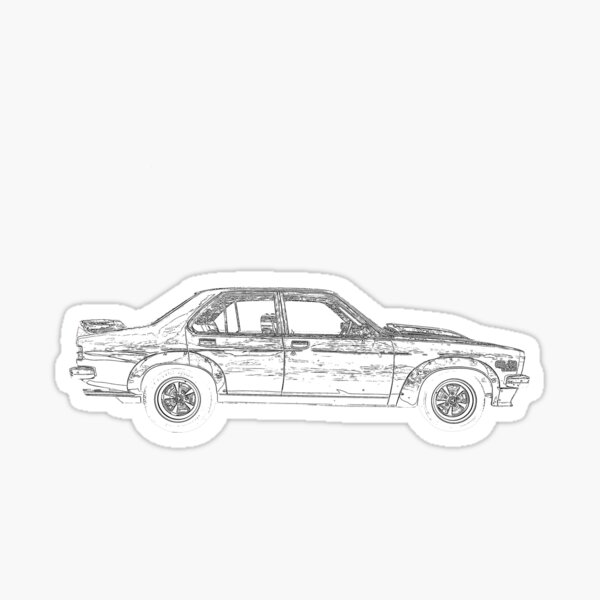 "Holden LH Torana SLR 5000 Sketch" Sticker by jasondaley | Redbubble