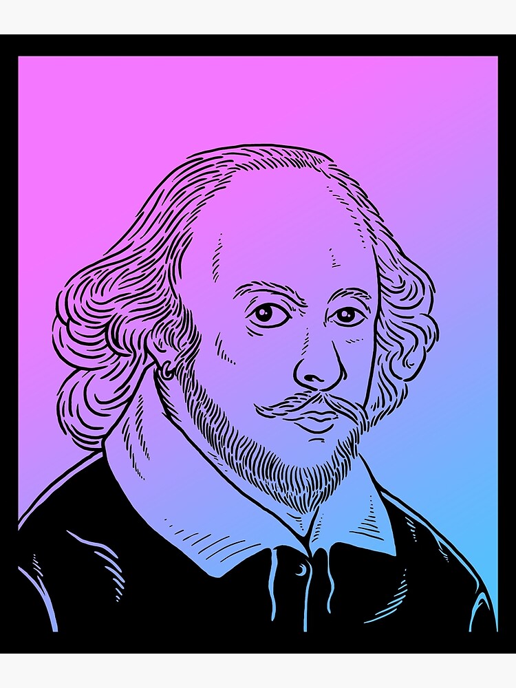 "William Shakespeare Vaporwave Pastel Goth Aesthetic" Poster by ...