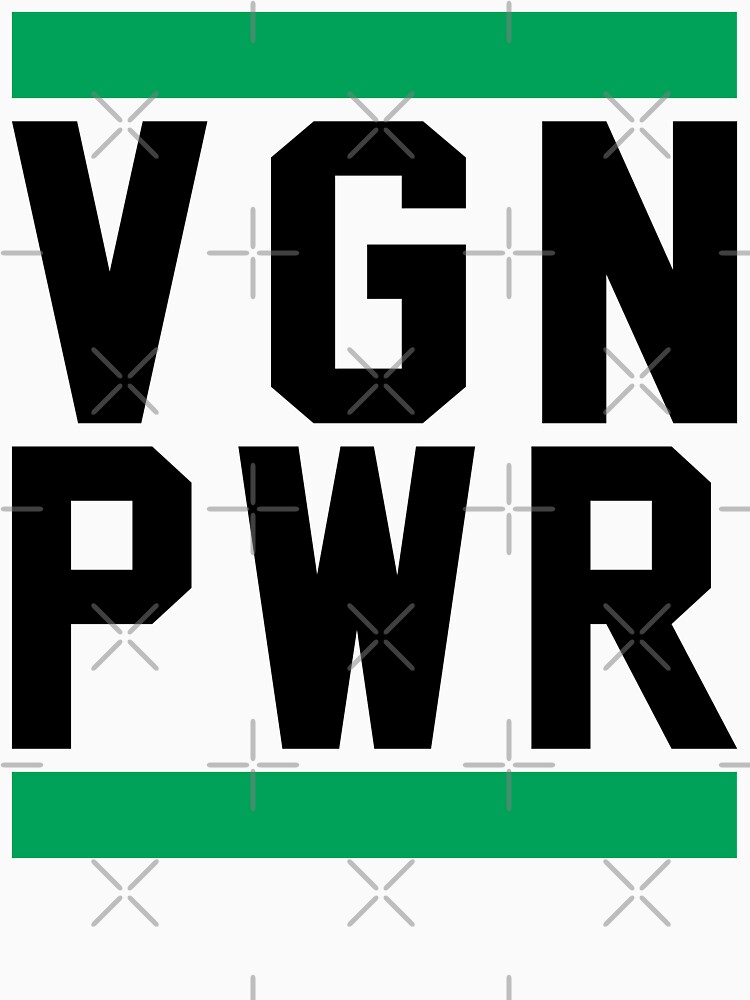 "VGN PWR" T-shirt by limitlezz | Redbubble