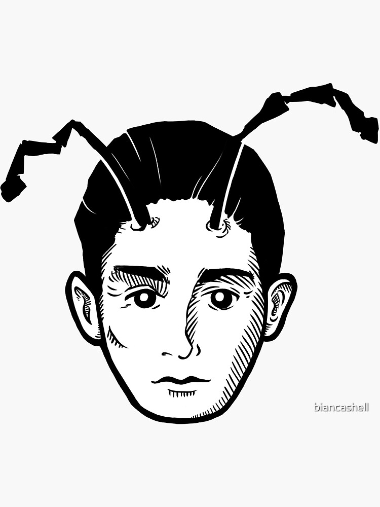 "Kafka" Sticker for Sale by biancashell | Redbubble