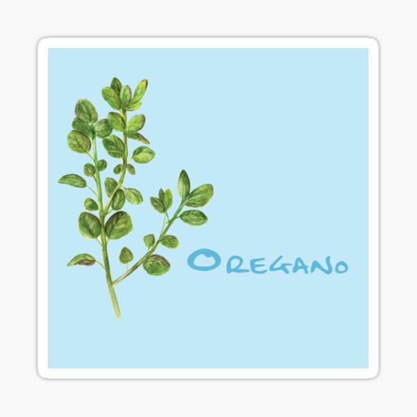 Oregano Stickers | Redbubble